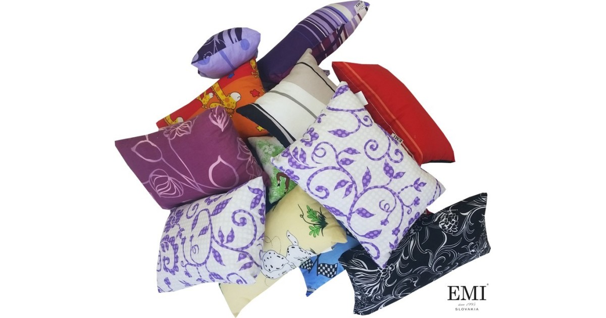 EMI - Dekorativní polštáře mix 10 ks 20 x 30 cm | EMI